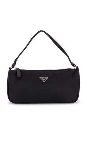 FWRD RENEW Prada Tessuto Pouch - Black