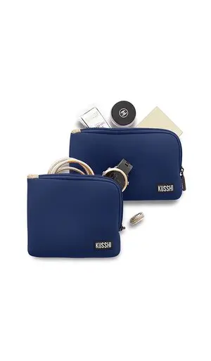 KUSSHI On-the-go Pouch Set