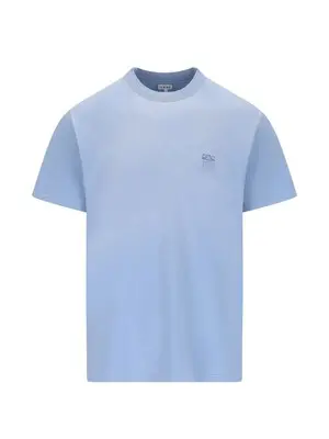 Loewe Anagram Cotton T-shirt - Blue