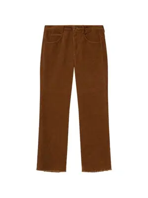 MARANT ETOILE Ruthie Cotton And Blend Trousers - Beige