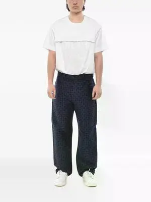 Givenchy Monogram-pattern 5-pocket Trousers