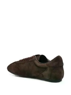 Dolce & Gabbana Logo-plaque Suede Sneakers