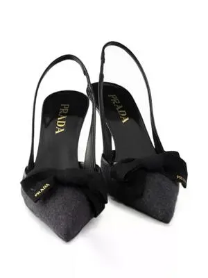 Prada Fabric Slingback Pumps
