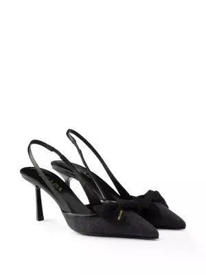 Prada Fabric Slingback Pumps