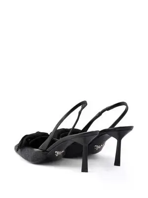 Prada Fabric Slingback Pumps
