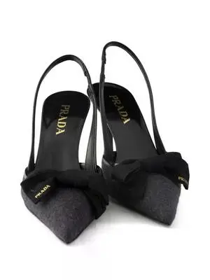 Prada Fabric Slingback Pumps