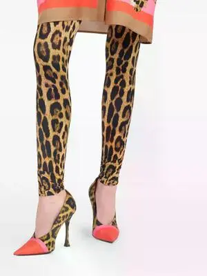 Roberto Cavalli Leopard-print Leggings