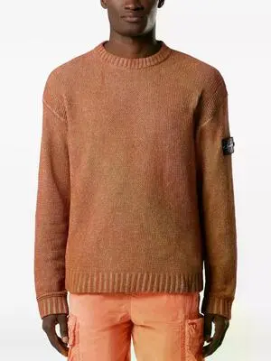 Stone Island Logo-patch Crew Neck Sweater