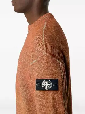 Stone Island Logo-patch Crew Neck Sweater