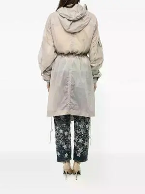 Dsquared2 Checked Hooded Coat