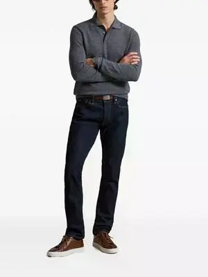 Rlx Ralph Lauren Striped Piqué-knit Polo Shirt