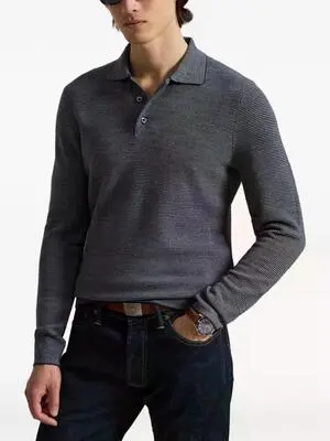 Rlx Ralph Lauren Striped Piqué-knit Polo Shirt