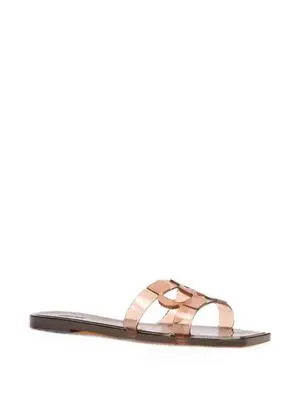 Simkhai Monogram Jelly Flat Slides