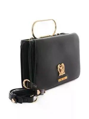 Moschino Logo-plaque Cutch Bag