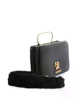 Moschino Logo-plaque Cutch Bag
