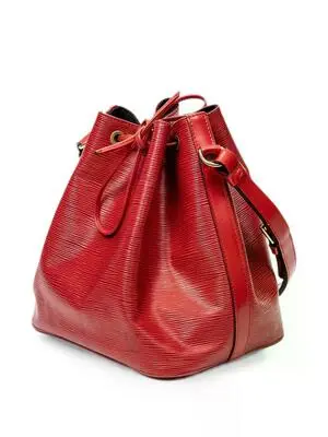 LOUIS VUITTON Pm Noe Bucket Bag - Red