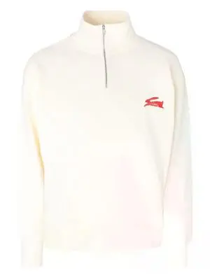 MSGM Rabbit-detail Zip Sweater - Neutrals