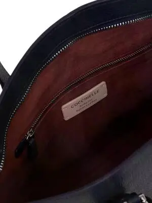 COCCINELLE Buckle Detail Pebbled Tote Bag