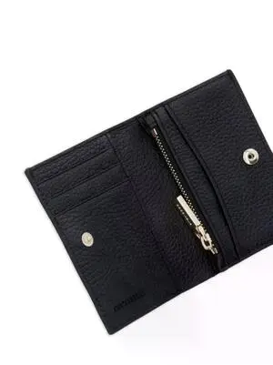 COCCINELLE Logo-print Pebbled-leather Wallet