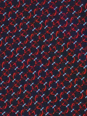 FERRAGAMO Gancini Silk Jacquard Tie