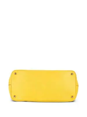 Prada Galleria Double-zip Tote Bag - Yellow