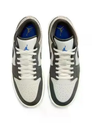 JORDAN Air 1 Low Se Elephant-print Sneakers - Grey