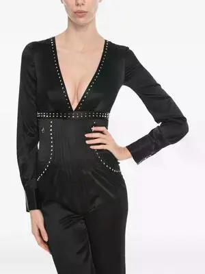 Philipp Plein Melania Stud-detail Jumpsuit