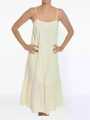 SAMSOE SAMSOE Sarasa Ruffled Midi Dress - Neutrals