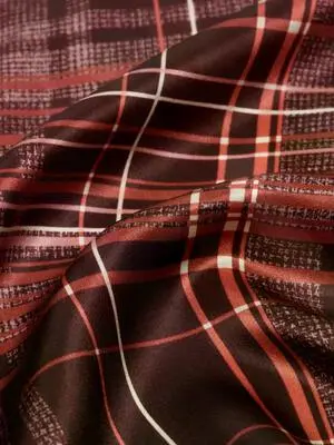 Acne Studios Check-pattern Studded Scarf