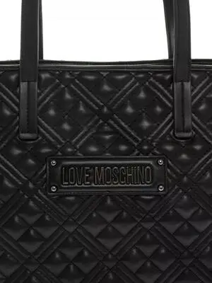 Moschino Logo-plaque Tote Bag