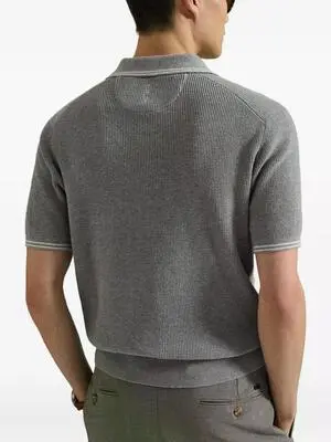 Rlx Ralph Lauren Waffle-knit Cotton Polo Shirt