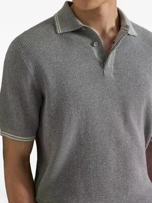 Rlx Ralph Lauren Waffle-knit Cotton Polo Shirt