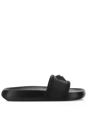 Versace Medusa-embellished Slides