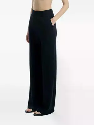 DETERM; Ribbed-knit Wide-leg Trousers