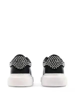 Karl Lagerfeld Stud-embellished Chunky-sole Sneakers