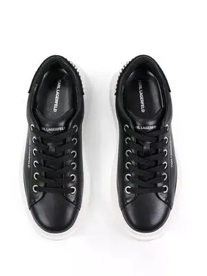 Karl Lagerfeld Stud-embellished Chunky-sole Sneakers