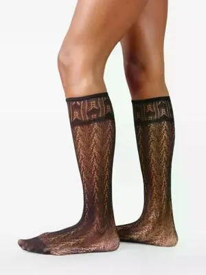 Swedish Stockings Erica Crochet-knit Knee High Socks