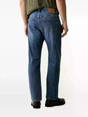 JOOP! Faded-effect Logo-patch Jeans