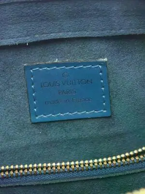 LOUIS VUITTON Epi Pont Neuf Pm Handbag - Blue
