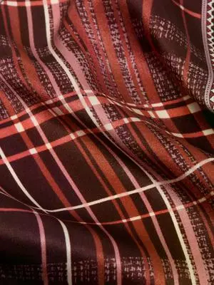 Acne Studios Stud-embellished Checked Scarf