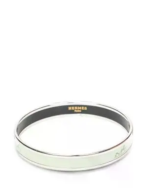 Hermès Pm Logo-detail Bangle - Silver