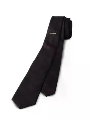 Prada Silk Neck Tie - Black