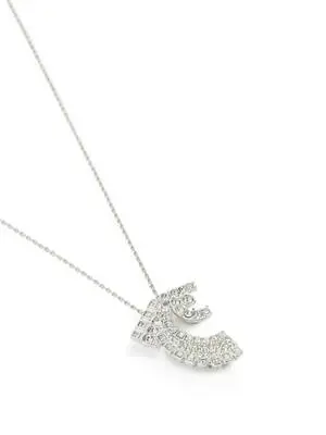 FERRAGAMO Deconstructed Gancio Pendant Necklace In -tone