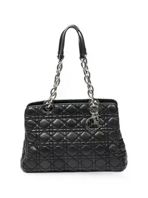 Dior Quilted Shoulder Bag - Black