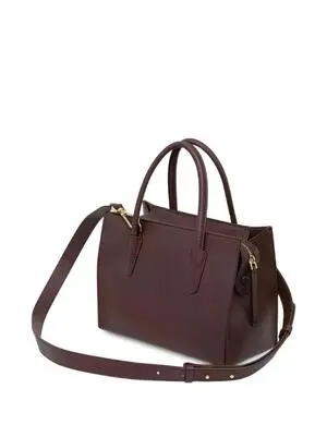 COCCINELLE Grained Leather Tote Bag