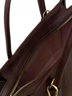 COCCINELLE Grained Leather Tote Bag