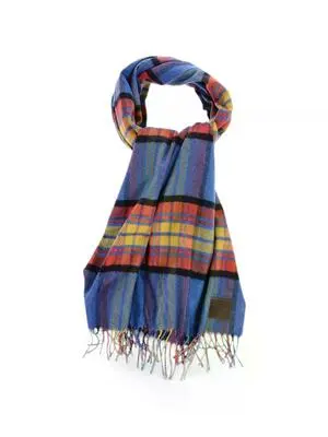 Dsquared2 Tartan-check Fringed-trim Scarf