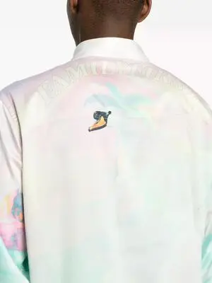 FAMILY FIRST Beach-print Bowling Shirt