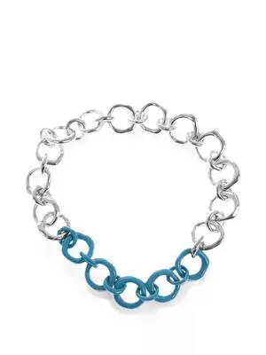 JIL SANDER Enameled Chain Necklace