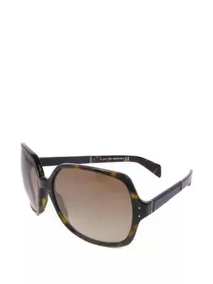 TOD'S Tortoiseshell-effect Square Sunglasses